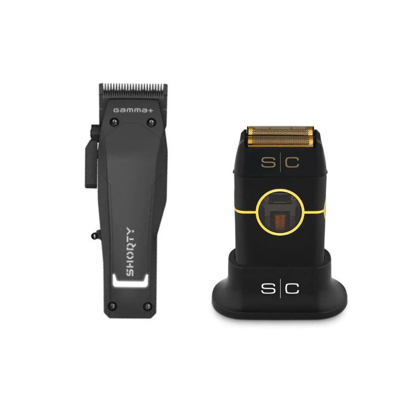 Gamma Shorty Compact Clipper - StyleCraft Instinct Metal Shaver Black ...